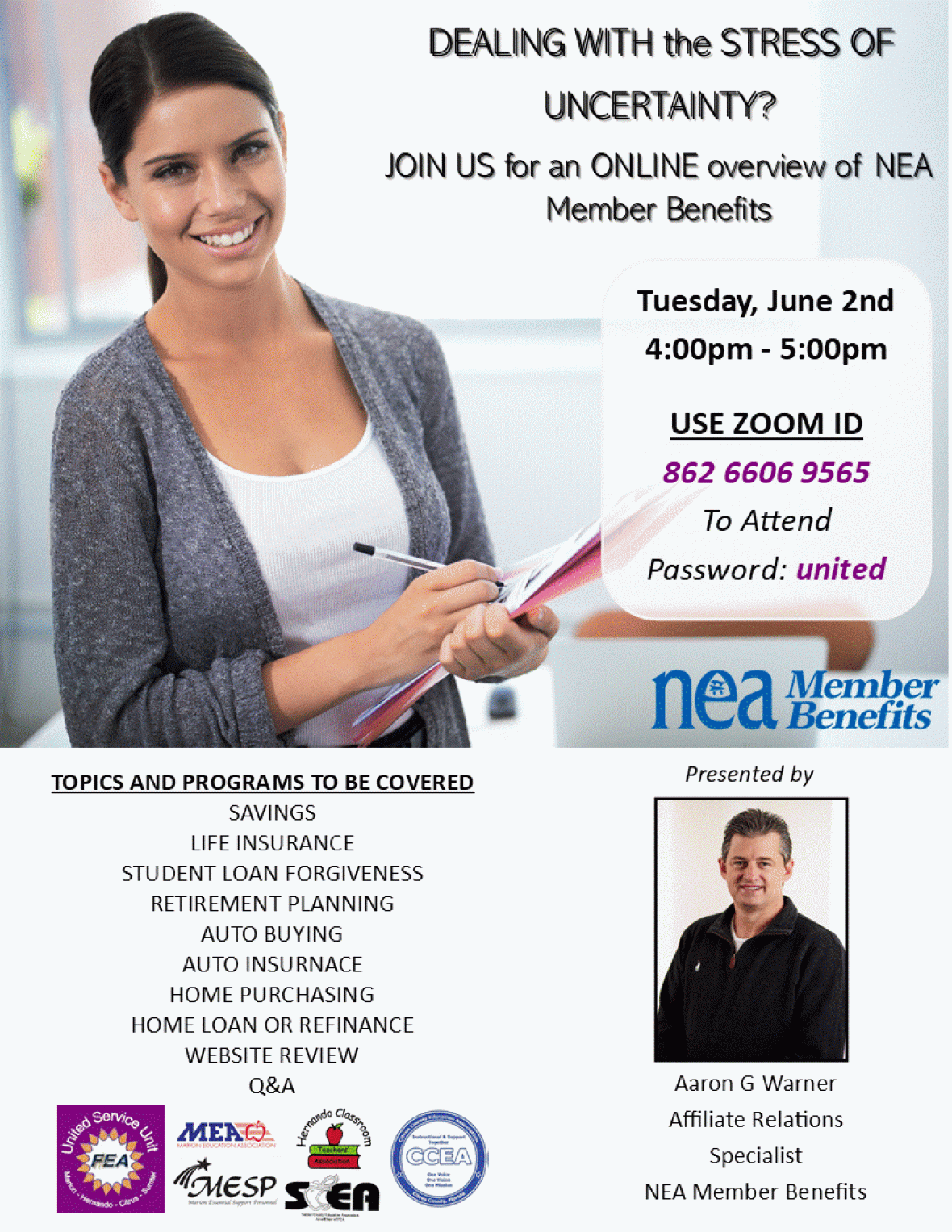 NEA Member Benefits Intro | Hernando Classroom Teachers' Association